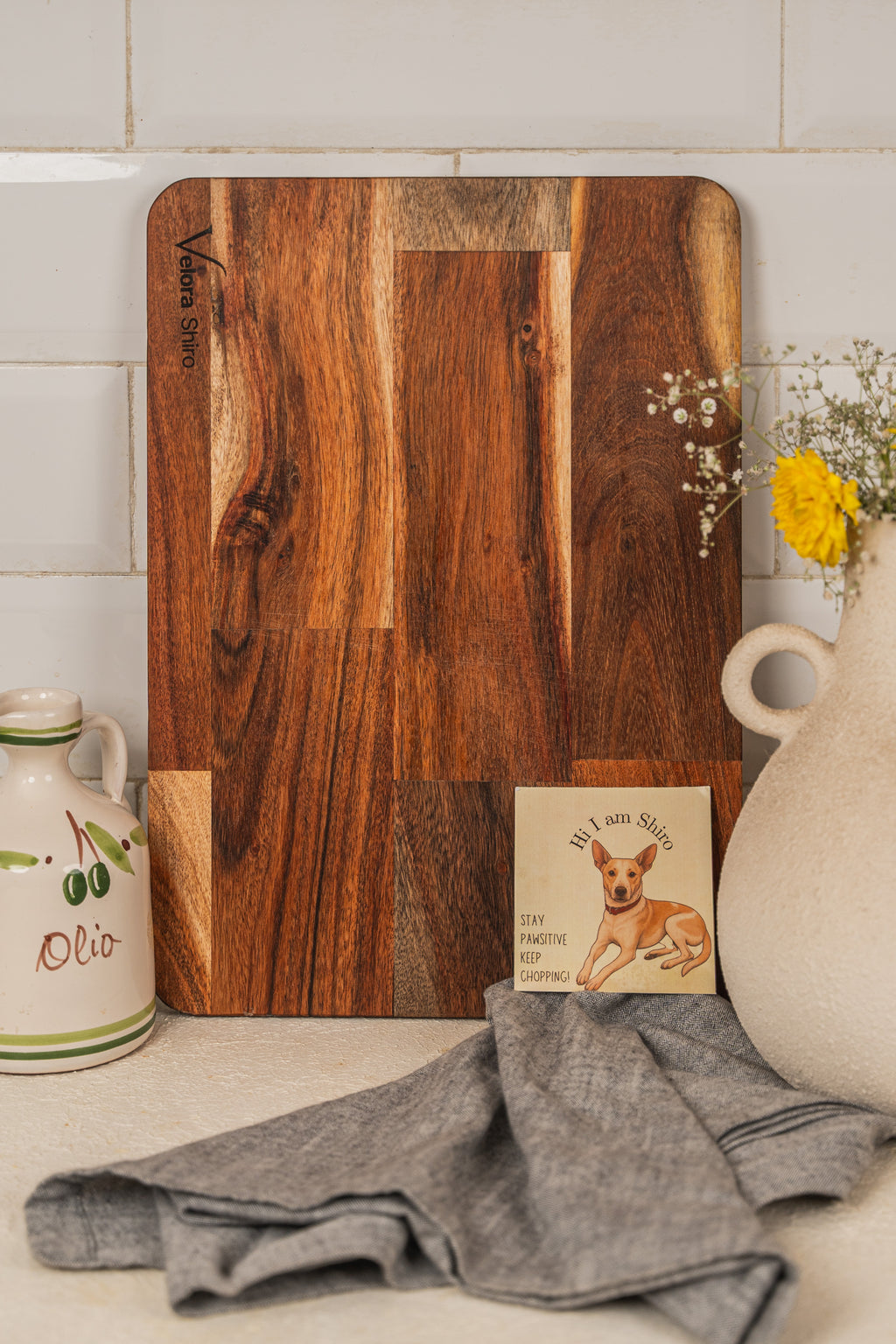Shiro – Acacia Wood Chopping Board – Velora Kitchen Store